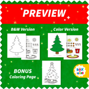 Christmas Tree Activity for Preschool - Box of Ideas