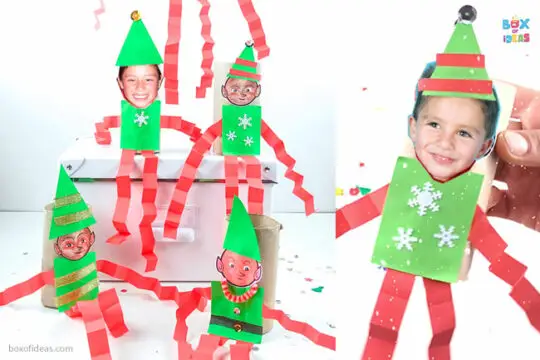 Recycled Christmas Elf Craft for Kids Box of Ideas