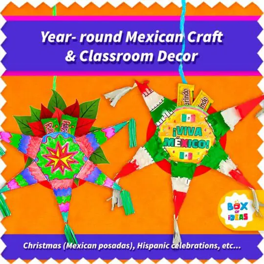 Mexican Piñata Crafts for Kids - Box of Ideas