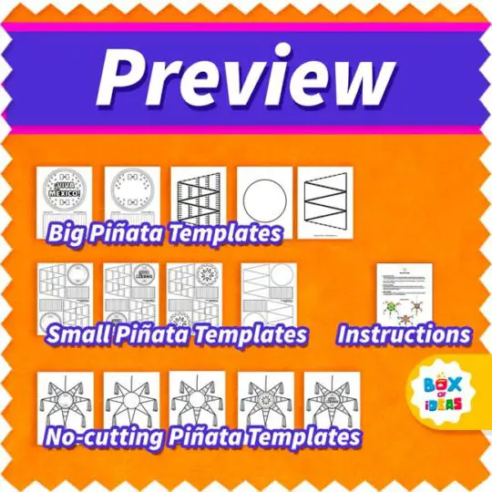 Mexican Piñata Crafts for Kids - Box of Ideas